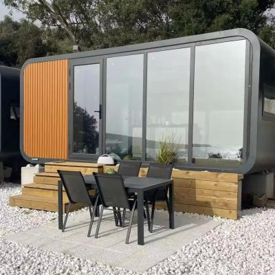 China Customizable Apple House Container Building 3500x8000mm with Rock Wool Insulation for Coffee Shop & Leisure Cottage for sale