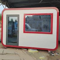 China Custom Tiny Beach House Prefab Kit 3500x8000mm with Galvanized Steel Frame and Rock Wool Insulation for sale