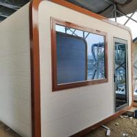 China Custom Tiny Beach House Prefab Kit 3500x8000mm with Galvanized Steel Frame and Rock Wool Insulation for sale
