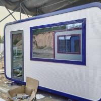 China Custom Tiny Beach House Prefab Kit 3500x8000mm with Galvanized Steel Frame and Rock Wool Insulation for sale