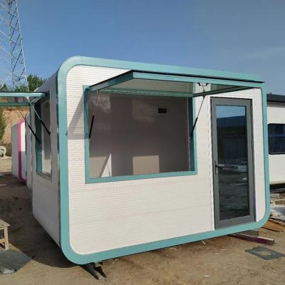 China Custom Tiny Beach House Prefab Kit 3500x8000mm with Galvanized Steel Frame and Rock Wool Insulation for sale