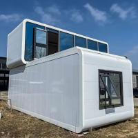 China Apple Cabin Prefabricated Container House with 3500x8000mm Size and Rock Wool Insulation for Hotels and Homestays for sale