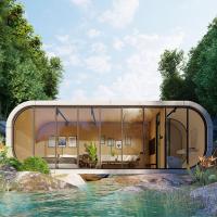 China 20ft Modular Prefab House with Galvanized Steel Frame and Rock Wool Insulation for Outdoor Living and Working Spaces for sale