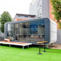 China Professional Prefabricated Container House with Balcony - 3500x8000mm Size, Galvanized Steel Frame Construction for sale
