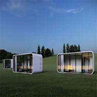 China Galvanized Steel Frame Modern Container Cabin With Metal Carved Panel for sale