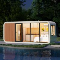 China Modular Apple Cabin House Mobile Prefab Modern Tiny House For Cafe for sale