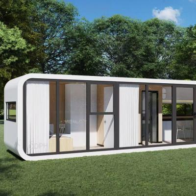 China Fire Retardant Prefabricated Mobile Home Customised Composite Wood Floor 50mm Rock Wool Insulation for sale