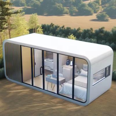 China Fire Resistant Prefab Apple Cabin House 3500mm x 8000mm Galvanized Steel Frame for sale