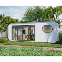 China Portable Custom Prefab House 40FT Movable Wind Proof With Steel Frame for sale