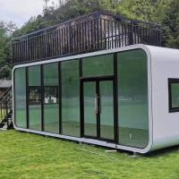 China 20FT 40FT Modern Prefabricated Apple Cabin House with Galvanized Steel Frame for Living for sale