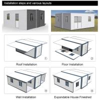 China Customized Pre Fast Assembly Expandable Container House For Quality Apartments 72sqm for sale