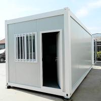 China Flat Pack Container House 20ft 40ft Prefab Mobile Office Two Story Ready Made with 50mm EPS Wall Panel for sale
