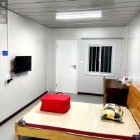 China Flat Pack Container House 20ft 40ft Prefab Mobile Office Two Story Ready Made with 50mm EPS Wall Panel for sale