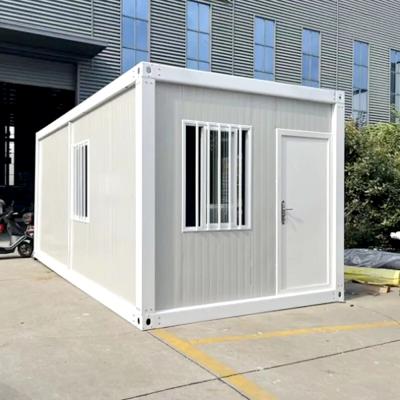 China Flat Pack Container House 20ft 40ft Prefab Mobile Office Two Story Ready Made with 50mm EPS Wall Panel for sale