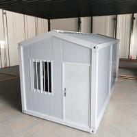 China Customized Mini Warehouse Flat Pack Container House Windproof 50mm EPS Panel Prefab Steel Structure for sale