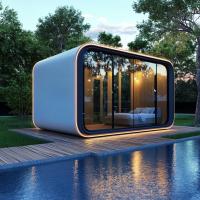 China Prefab Apple Cabin Luxury Glamping Tent with Galvanized Steel Frame 50mm Rock Wool Insulation for sale
