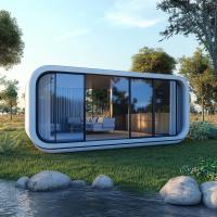 China Prefab Apple Cabin Luxury Glamping Tent with Galvanized Steel Frame 50mm Rock Wool Insulation for sale