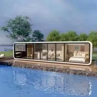 China Prefabricated Sunroom Cabin with Galvanized Steel Frame 50mm Rock Wool Insulation Customizable for sale