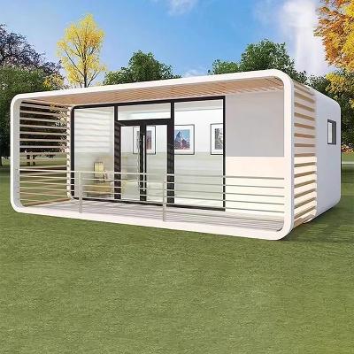 China Prefabricated Sunroom Cabin with Galvanized Steel Frame 50mm Rock Wool Insulation Customizable for sale