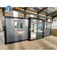 China Expandable Steel Frame Container House with 50mm EPS Sandwich Panels Grade 11 Wind Resistance for sale