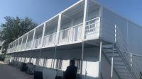 China Modern Detachable Container House 50mm Rock Wool Panel Prefab Home for Hotel Residential Use for sale