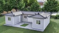 China Modern Detachable Container House 50mm Rock Wool Panel Prefab Home for Hotel Residential Use for sale