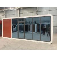 China 20FT Prefabricated Apple Cabin House Modern Steel Frame Living Container 6m Length for sale