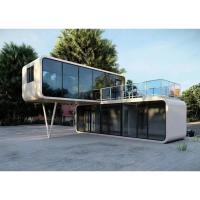 China 20FT Prefabricated Apple Cabin House Modern Steel Frame Living Container 6m Length for sale