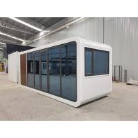 China 20FT Prefabricated Apple Cabin House Modern Steel Frame Living Container 6m Length for sale