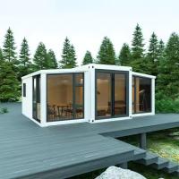 China Expandable Container House with Fireproof Panel and Optional Doors for Customer Requirements for sale
