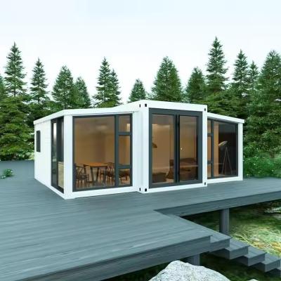 China Expandable Container House with Fireproof Panel and Optional Doors for Customer Requirements for sale