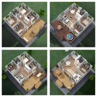 China Expandable Container House with Fireproof Panel and Optional Doors for Customer Requirements for sale