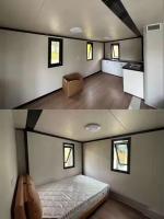 China Expandable Container House with Fireproof Panel and Optional Doors for Customer Requirements for sale