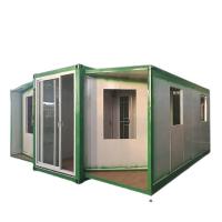 China Prefabricated Expandable Container House 50mm EPS Sandwich Panel Steel Frame for sale