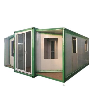 China Prefabricated Expandable Container House 50mm EPS Sandwich Panel Steel Frame for sale