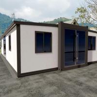 China Prefabricated Expandable Container House 50mm EPS Sandwich Panel Steel Frame for sale