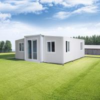 China Prefabricated Expandable Container House 50mm EPS Sandwich Panel Steel Frame for sale