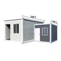 China Detachable Container House 50mm Fireproof Waterproof Sandwich Panel Prefab Home for sale