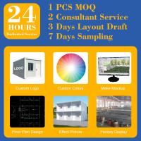 China Detachable Container House 50mm Fireproof Waterproof Sandwich Panel Prefab Home for sale