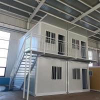 China 20FT Galvanized Steel Detachable Container House Prefabricated Modular House 50mm EPS for sale