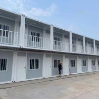 China 20FT Galvanized Steel Detachable Container House Prefabricated Modular House 50mm EPS for sale
