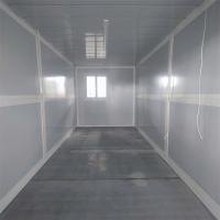 China Steel Structure Folding Container House 50mm EPS Sandwich Panel Pre-wired Lighting for sale