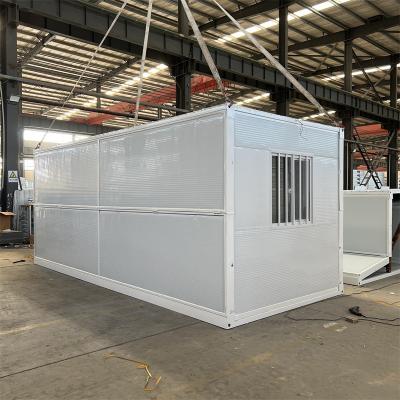 China Steel Structure Folding Container House 50mm EPS Sandwich Panel Pre-wired Lighting for sale