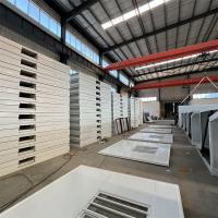 China Steel Structure Folding Container House 50mm EPS Sandwich Panel Pre-wired Lighting for sale