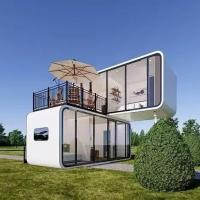 China Modern 20FT 40FT Apple Cabin House with Bathroom Cabinet Mobile Prefab House Galvanized Steel Frame for sale