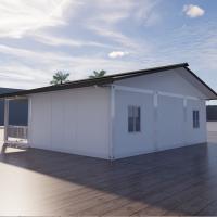 China Detachable Prefab Container House 50mm Rock Wool Panel Portable Apartment Building for Hotel Accommodation for sale