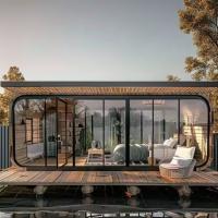 China Secure Apple Cabin House Strong Durable Structure Galvanized Steel Frame with Insulation for sale
