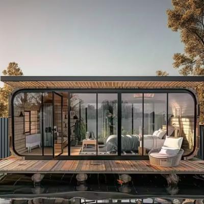 China Secure Apple Cabin House Strong Durable Structure Galvanized Steel Frame with Insulation for sale