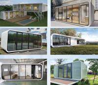 China Secure Apple Cabin House Strong Durable Structure Galvanized Steel Frame with Insulation for sale