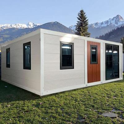 China 20ft Flat Pack Container Homes Prefab With Two Bedrooms For Home Villa Mall for sale